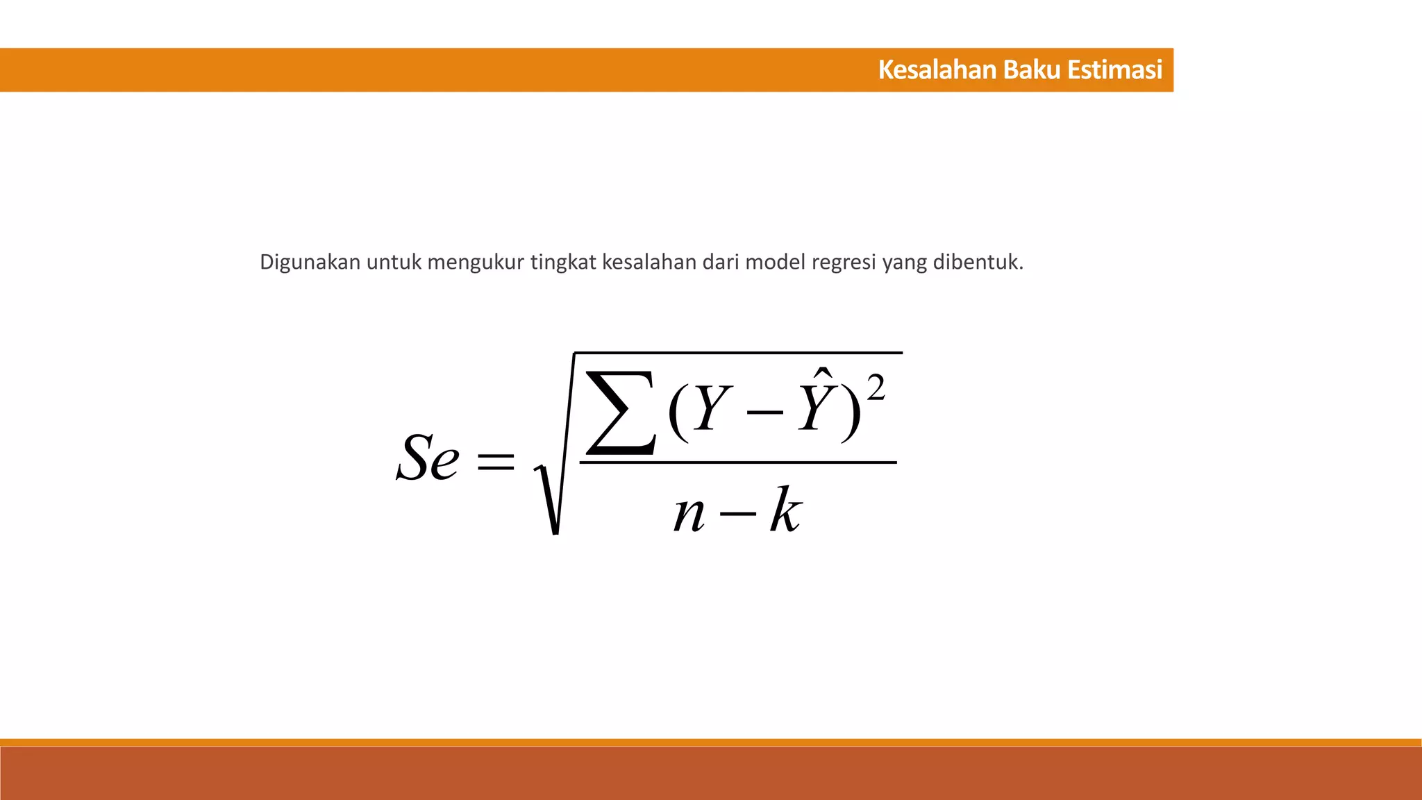 Analisis Korelasi dan Regresi Sederhana | PDF