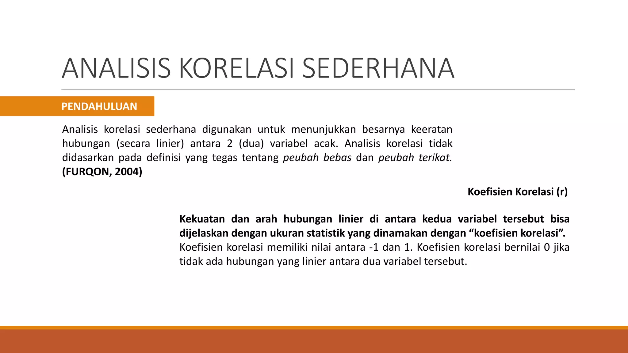 Analisis Korelasi dan Regresi Sederhana | PDF
