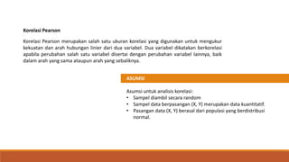 Analisis Korelasi dan Regresi Sederhana | PDF