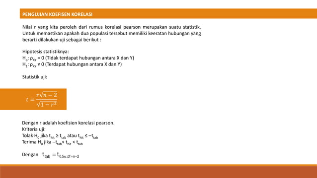 Analisis Korelasi dan Regresi Sederhana | PDF
