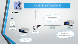 Analisis Kuantitatif Vitamin K | PPTX