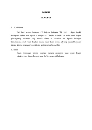 Analisis lap.keuangan | PDF