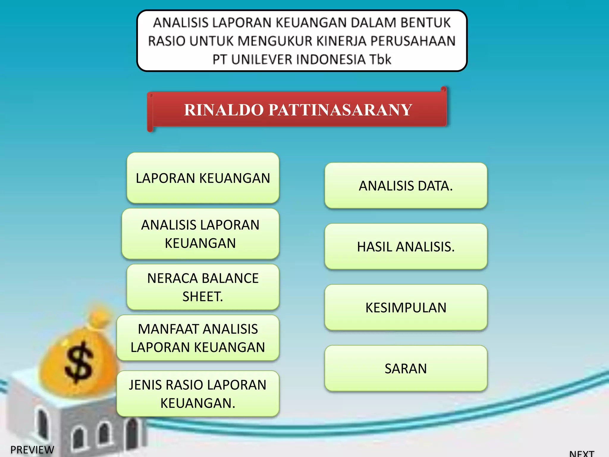 Analisis laporan keuangan dalam bentuk rasio untuk mengukur kinerja ...