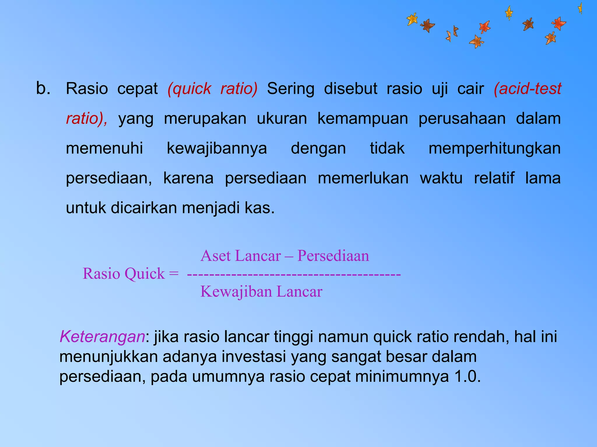 Analisis Laporan Keuangan part i | PPT