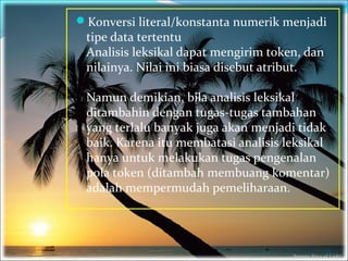 Analisis leksikal tugas | PPT