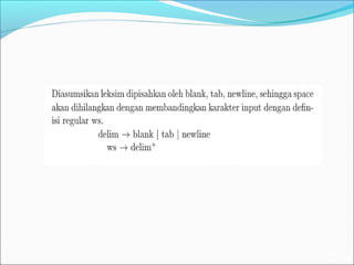 Analisis leksikal tugas | PPT