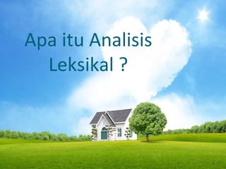 Analisis leksikal tugas | PPT