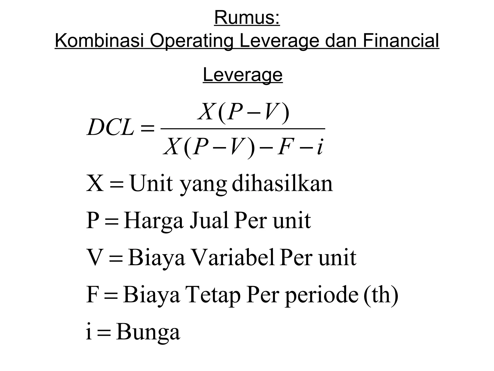 Analisis leverage | PPT