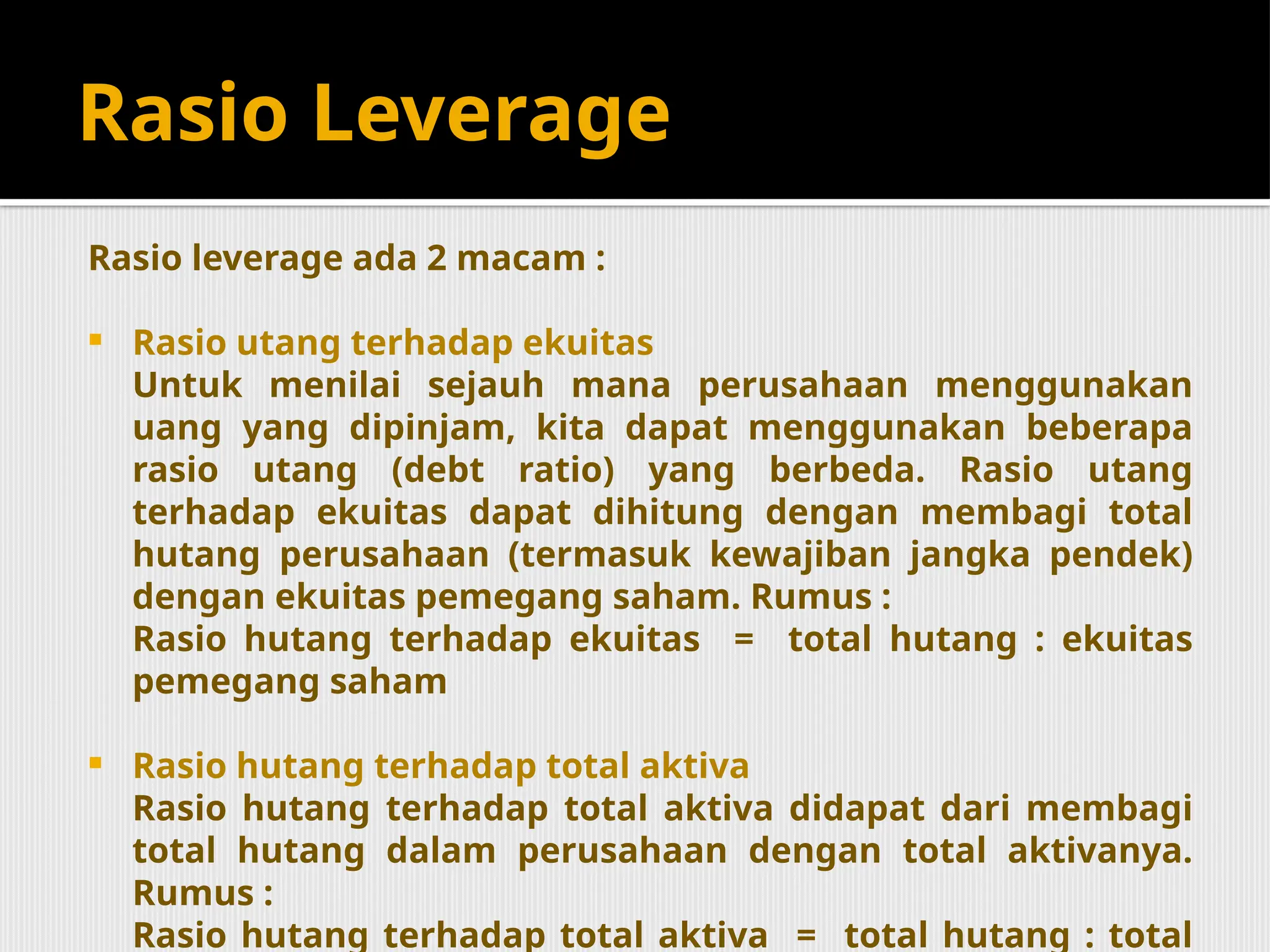 Analisis_leverage.PowerPoint Unduh 2025) | PPT