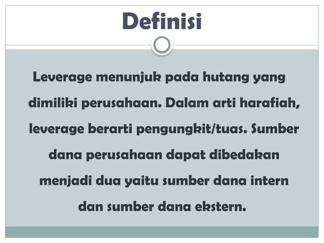 Analisis_leverage.PowerPoint Unduh 2025) | PPT