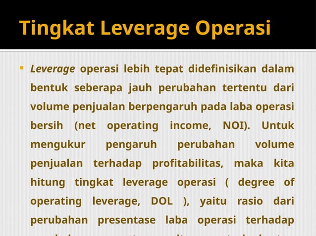 Analisis_leverage.PowerPoint Unduh 2025) | PPT