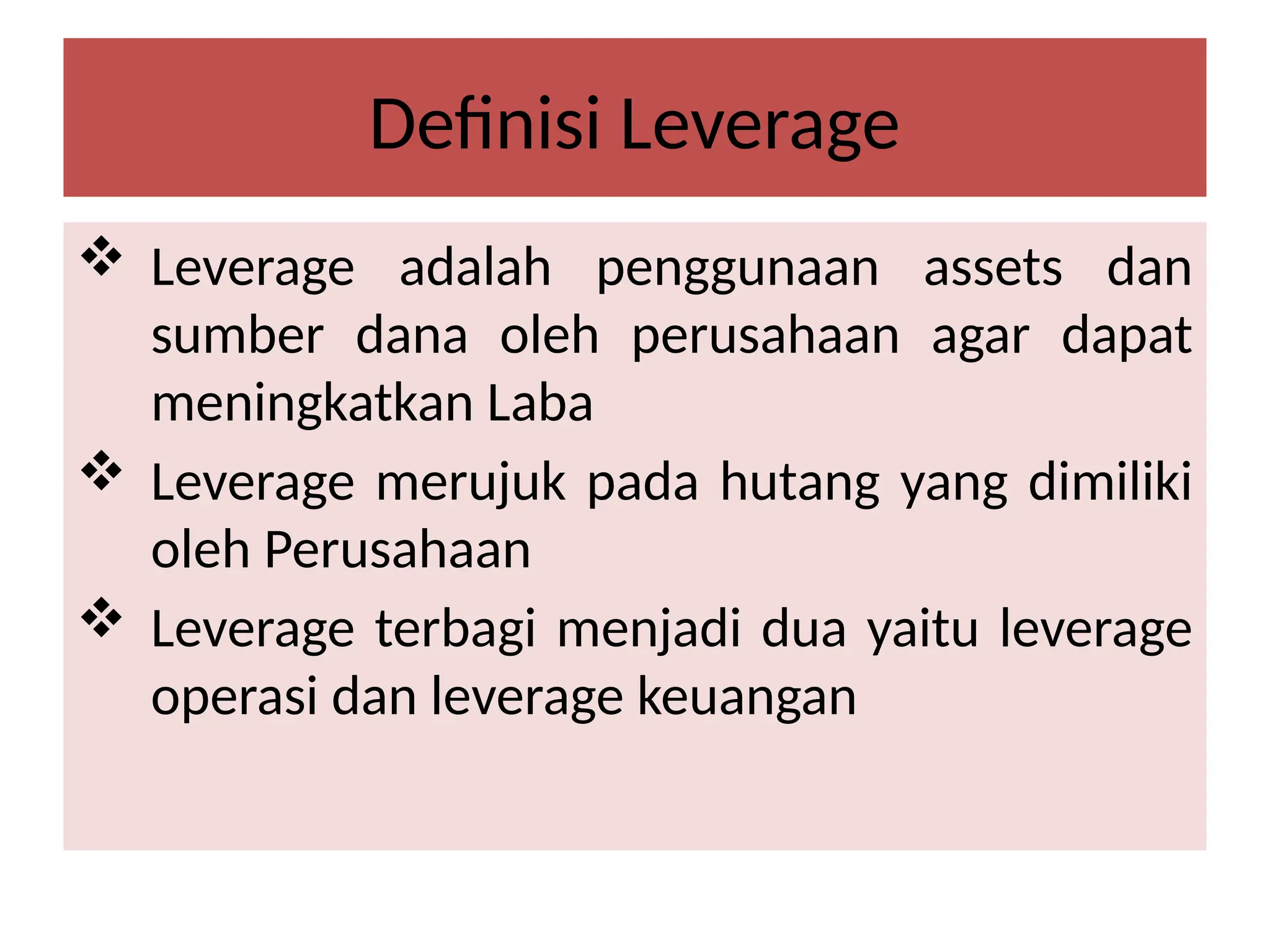 Analisis Leverage Analisis LeverageAnalisis Leverage | PPTX