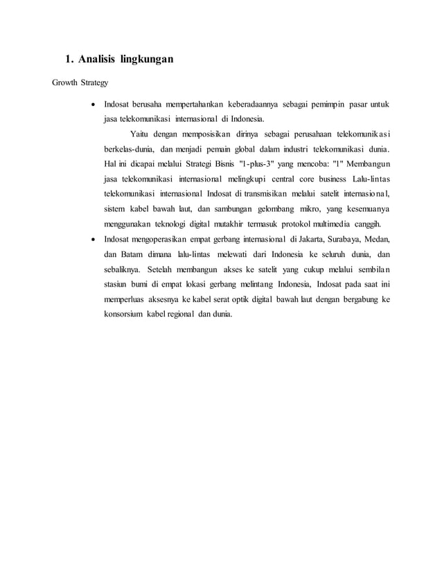 Analisis lingkungan | DOCX