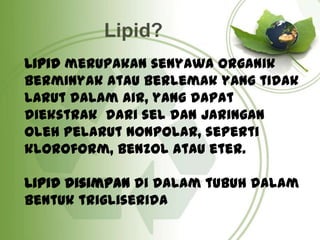 Analisis Lipid | PPTX