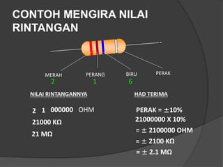 Analisis litar siri, litar selari dan litar | PPTX