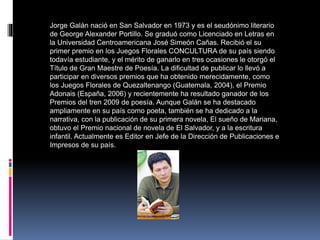 Análisis de noviembre de jorge Galán | PPTX