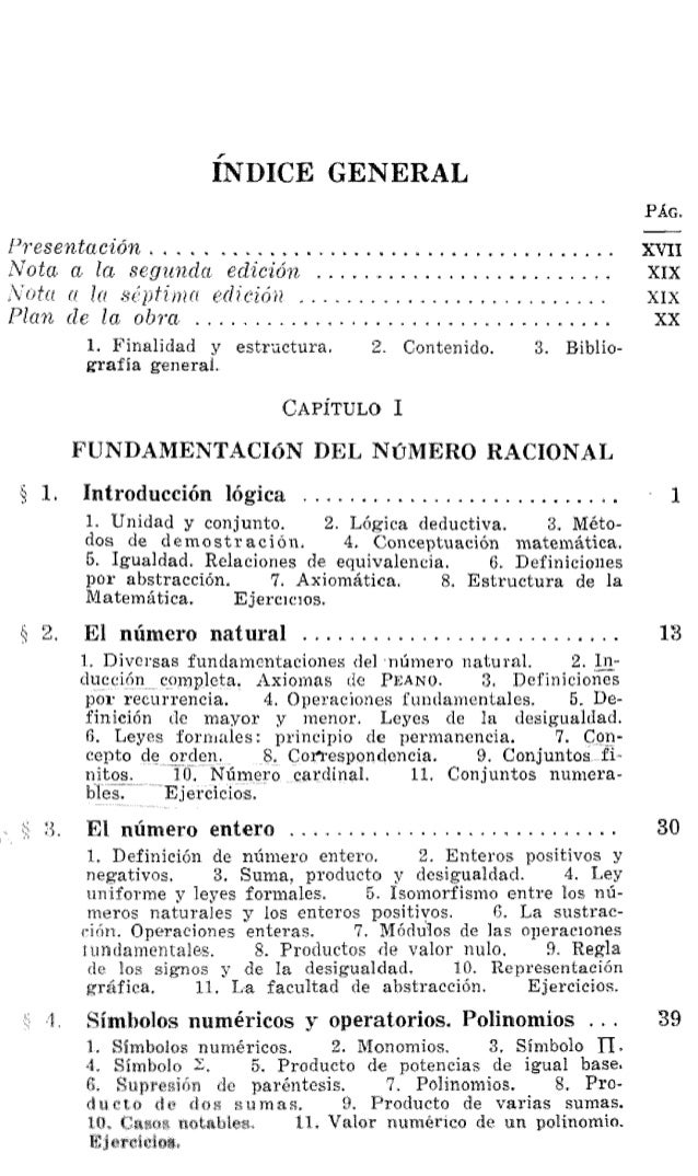 Analisis matematico vol 1 rey pastor | PDF | Science