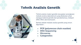 Analisis Materi Genetik I (DNA, RNA, PCR).pdf
