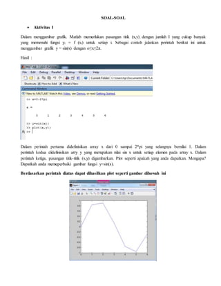 Analisis matlab | PDF
