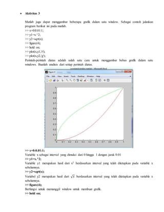 Analisis matlab | PDF