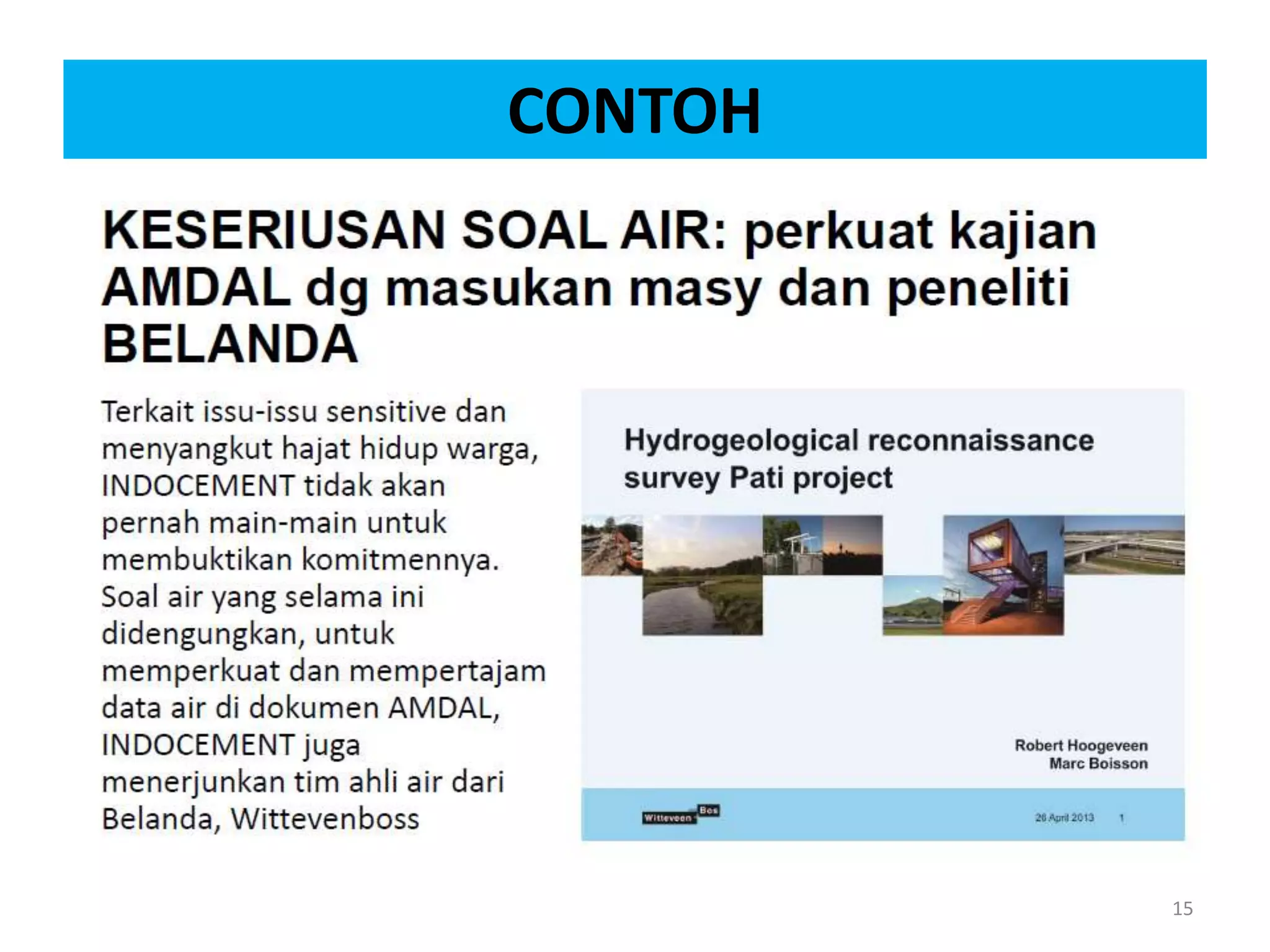 Analisis mengenai dampak lingkungan di pati pt sms Uploaded by Wahyu Dwi Pranata | PPTX