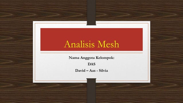 Analisis Mesh | PPTX