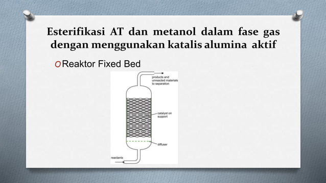 Analisis Metode Produksi Dimetil Ester Tereftalat (DMT) | PPTX
