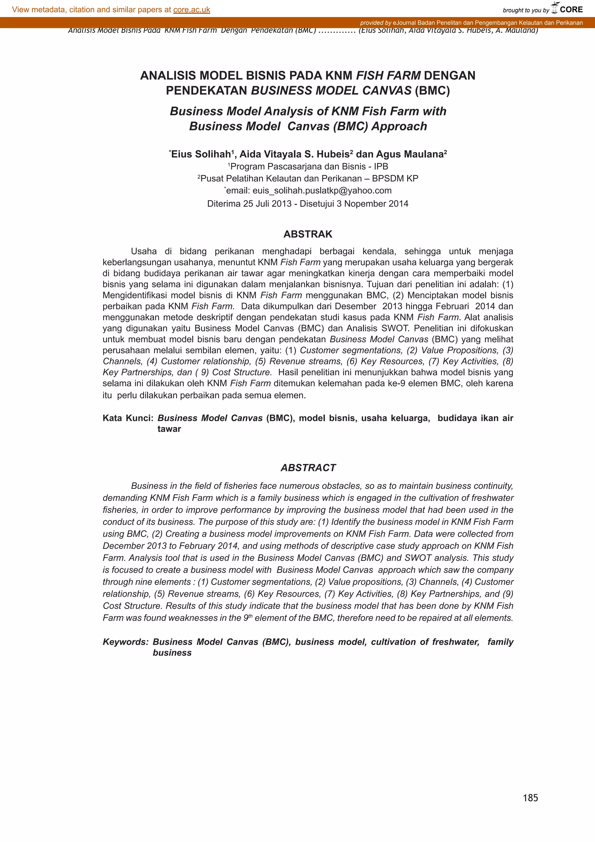 ANALISIS MODEL BISNIS CANVAS PADA KNM FISH FARM.pdf