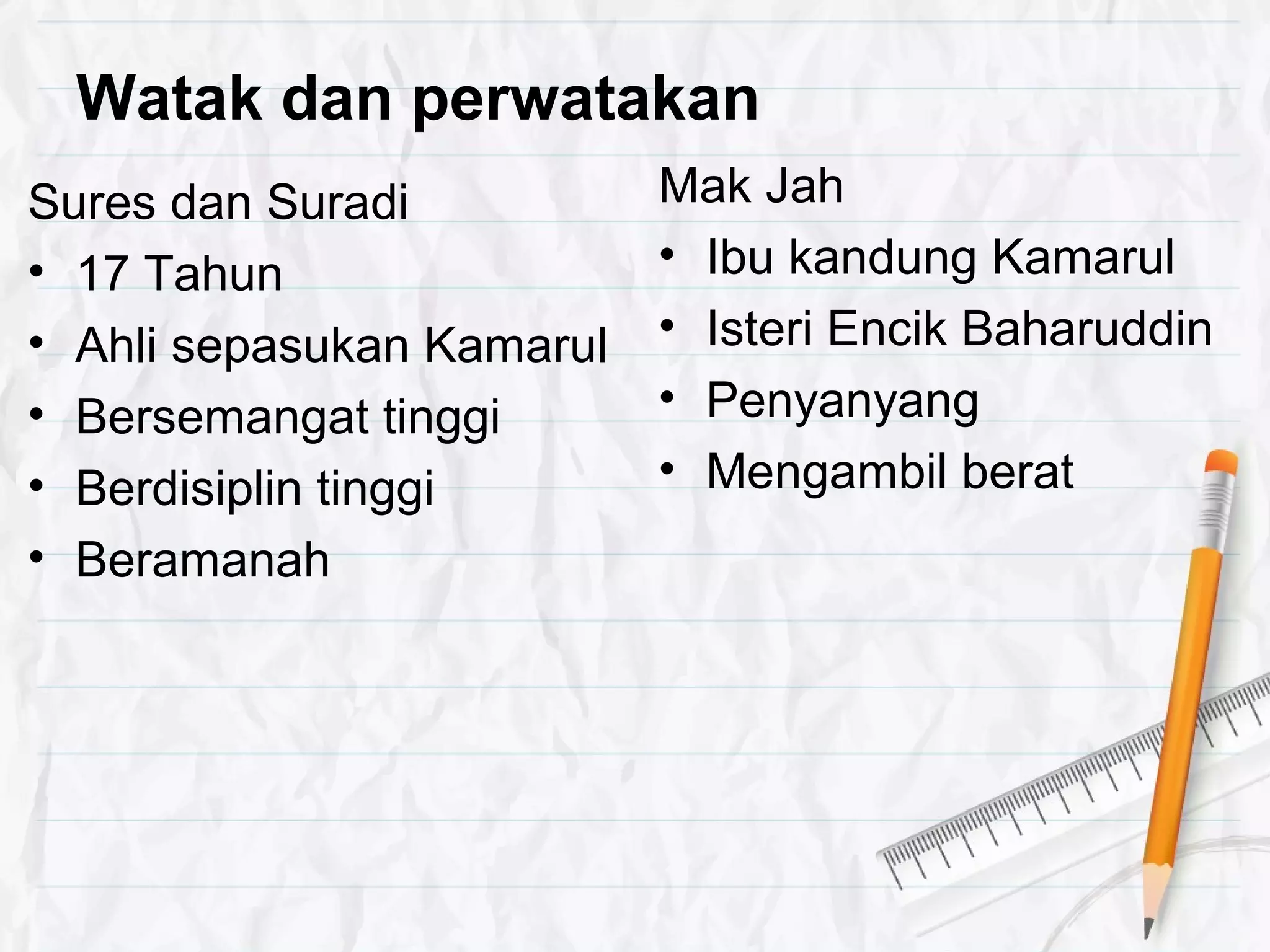 Analisis Novel Pelari Muda karya Ghazali Ngah Azia | PPT
