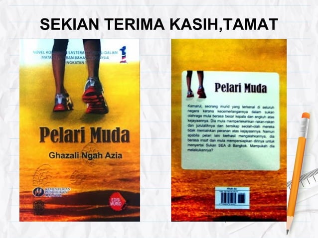 Analisis Novel Pelari Muda karya Ghazali Ngah Azia | PPT