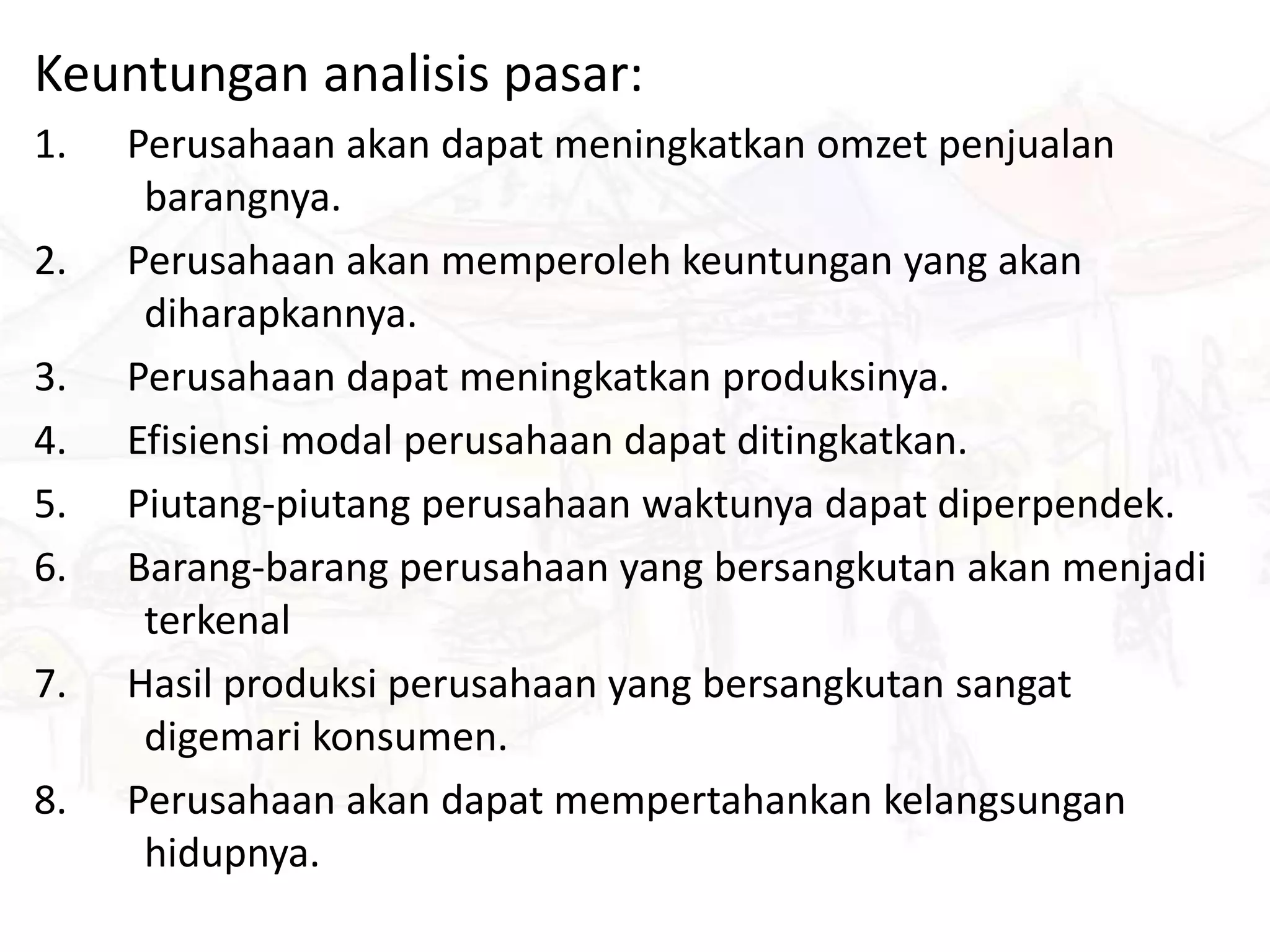 Analisis pasar (2) | PPTX