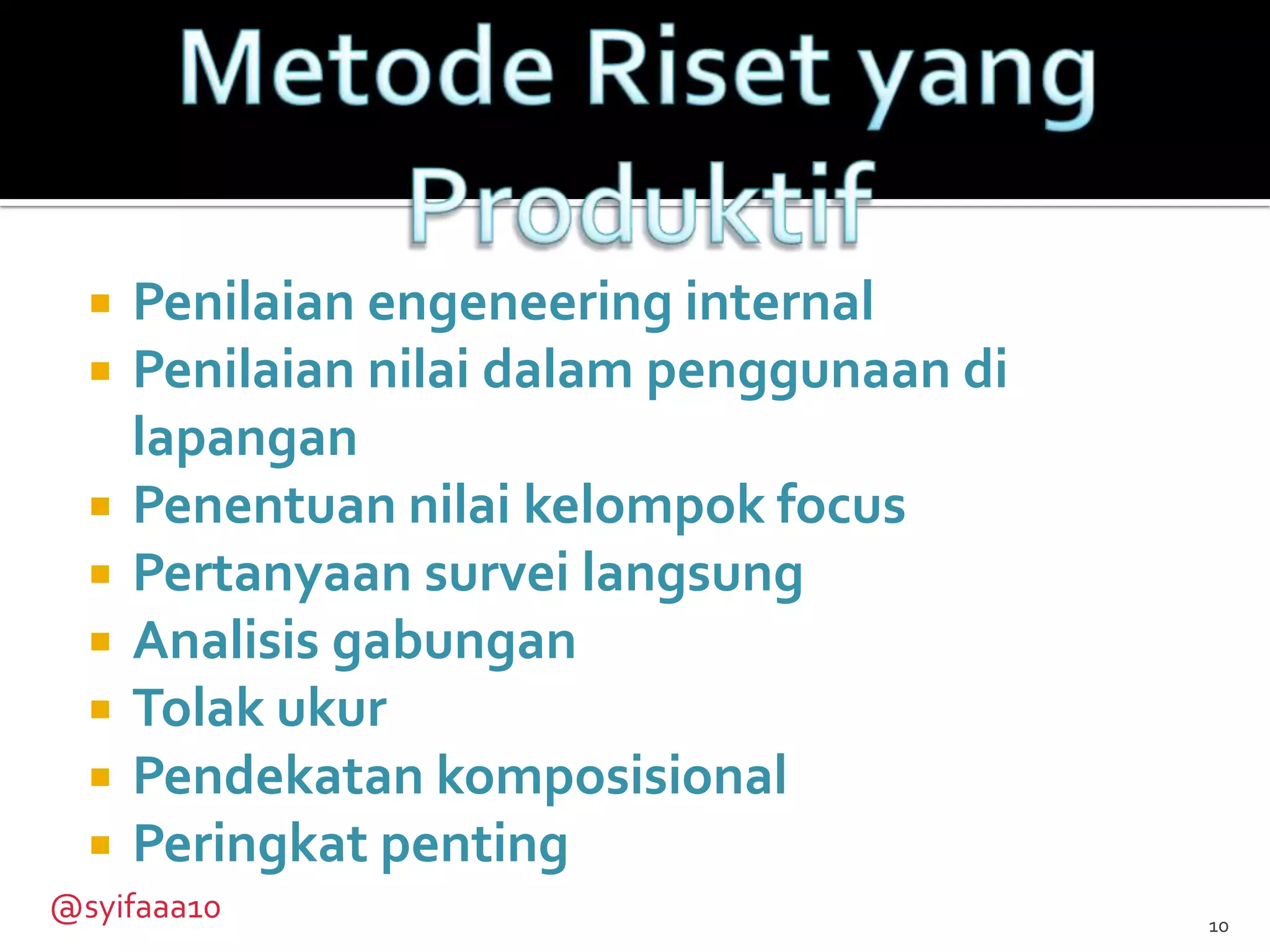 Analisis pasar bisnis | PPTX
