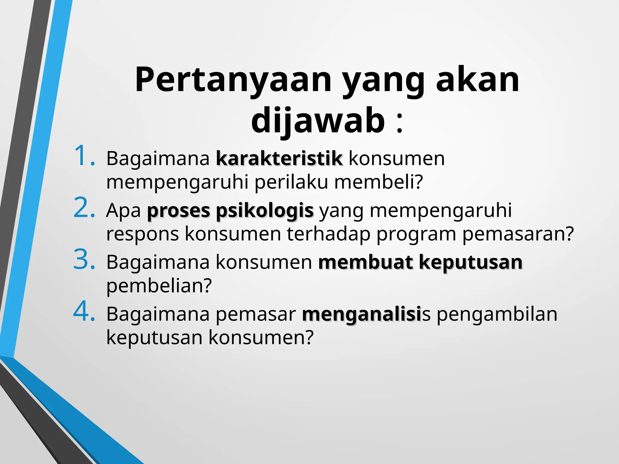 Analisis pasar konsumen Dalam Pengelolaan Pemasaran | PPT