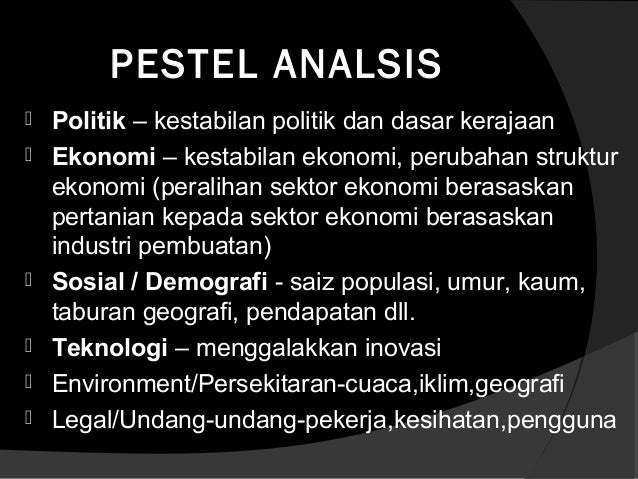 Apa Itu Analisis Pestel Adalah Imagesee