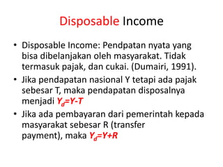 Analisis pendapatan nasional | PPTX