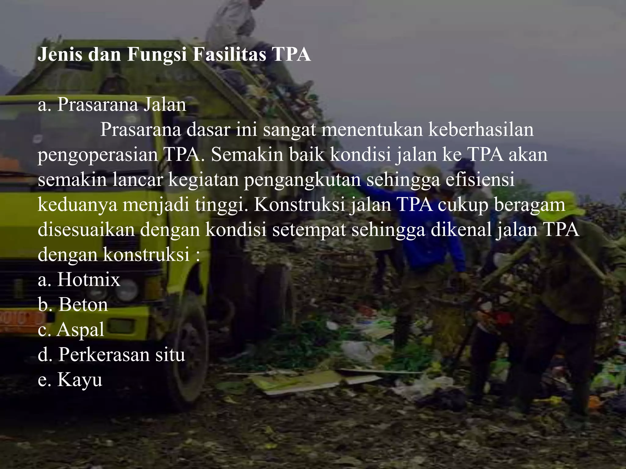 Analisis penempatan ruang tempat pembuangan akhir (tpa) | PPTX