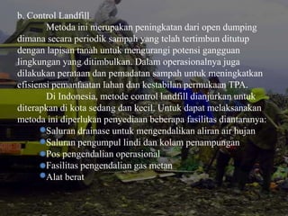Analisis penempatan ruang tempat pembuangan akhir (tpa) | PPTX