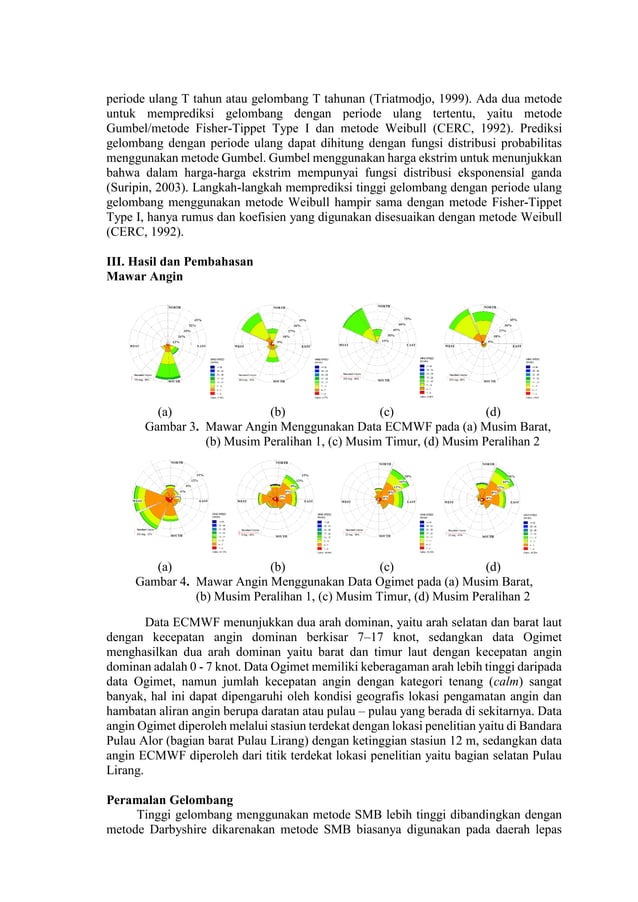 ANALISIS PERAMALAN DAN PERIODE ULANG GELOMBANG DI PERAIRAN BAGIAN TIMUR ...