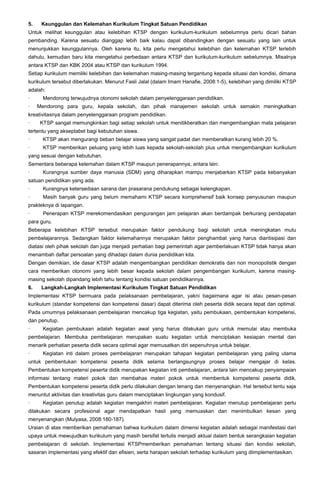 Analisis perbedaan kurikulum ktsp dan kurikulum 2013 | PDF