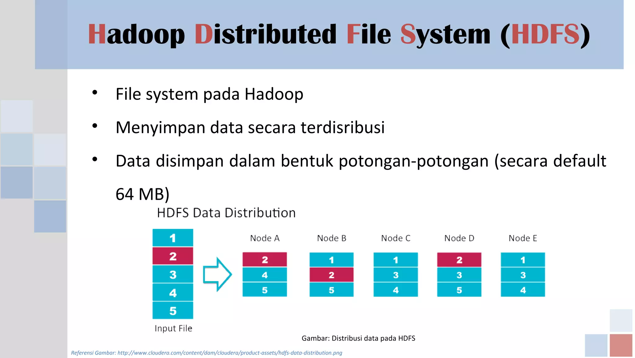 Analisis performa kecepatan mapreduce pada hadoop menggunakan tcp packet flow analysis | PPT