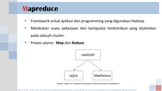 Analisis performa kecepatan mapreduce pada hadoop menggunakan tcp packet flow analysis | PPT