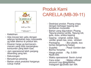 Analisis pesaing kelompok carella mb-39-11 | PDF