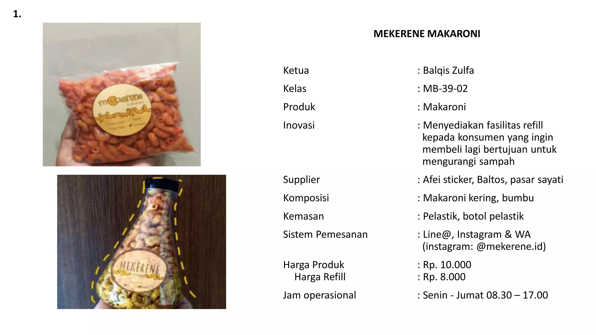 Analisis pesaing kelompok makloe mb-39-11 | PDF