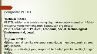 ANALISIS PESTEL FAKTOR EKSTERNAL DALAM MANAJEMEN.pptx