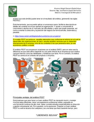 Análisis PEST | DOCX