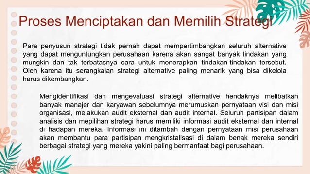 Analisis Pilihan Strategi Kelompok 8.pptx