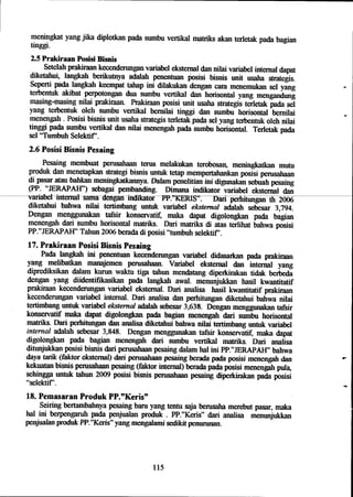 Analisis poerofolio dengan matriks ge mc | PDF