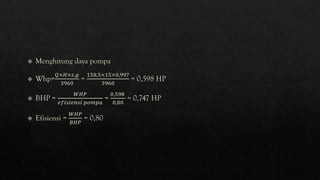 ANALISIS POMPA PADA GEDUNG BERTINGKAT UTS_KELOMPOK MUHAMMAD IZZY_MULYO AJI_MUHAMMAD RIZKI.pdf