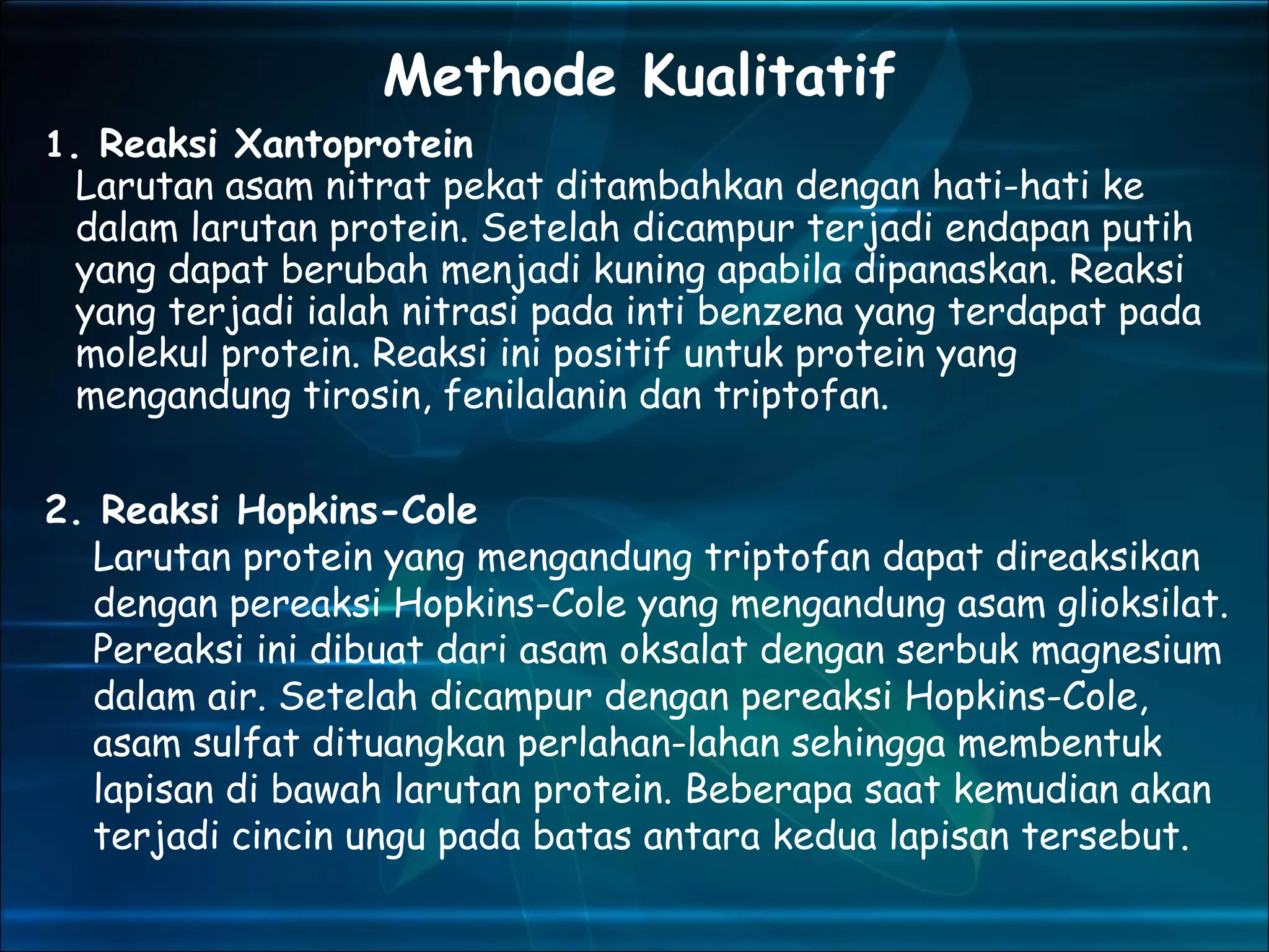 Analisis Protein dan Senyawa Bernitrogen | PPT