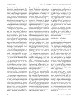 Analisis psicometrico de pruebas para el tdah | PDF